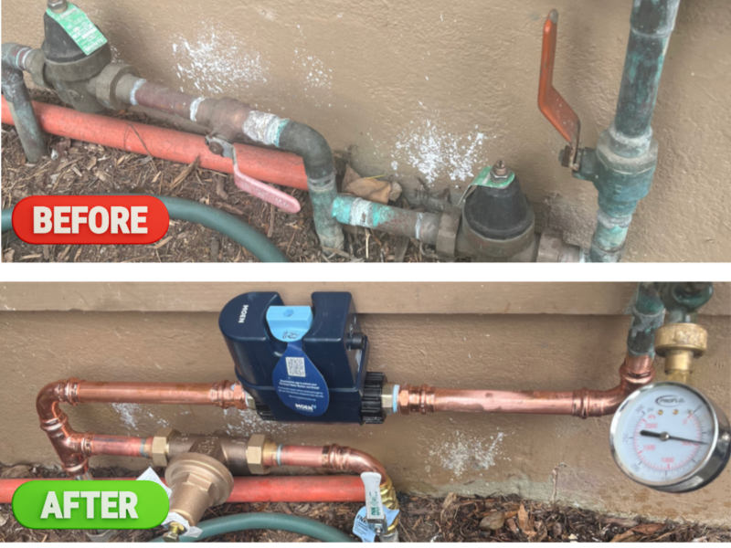 Moen Flo and Pressure Regulator Installation in Carlsbad, CA | Projects